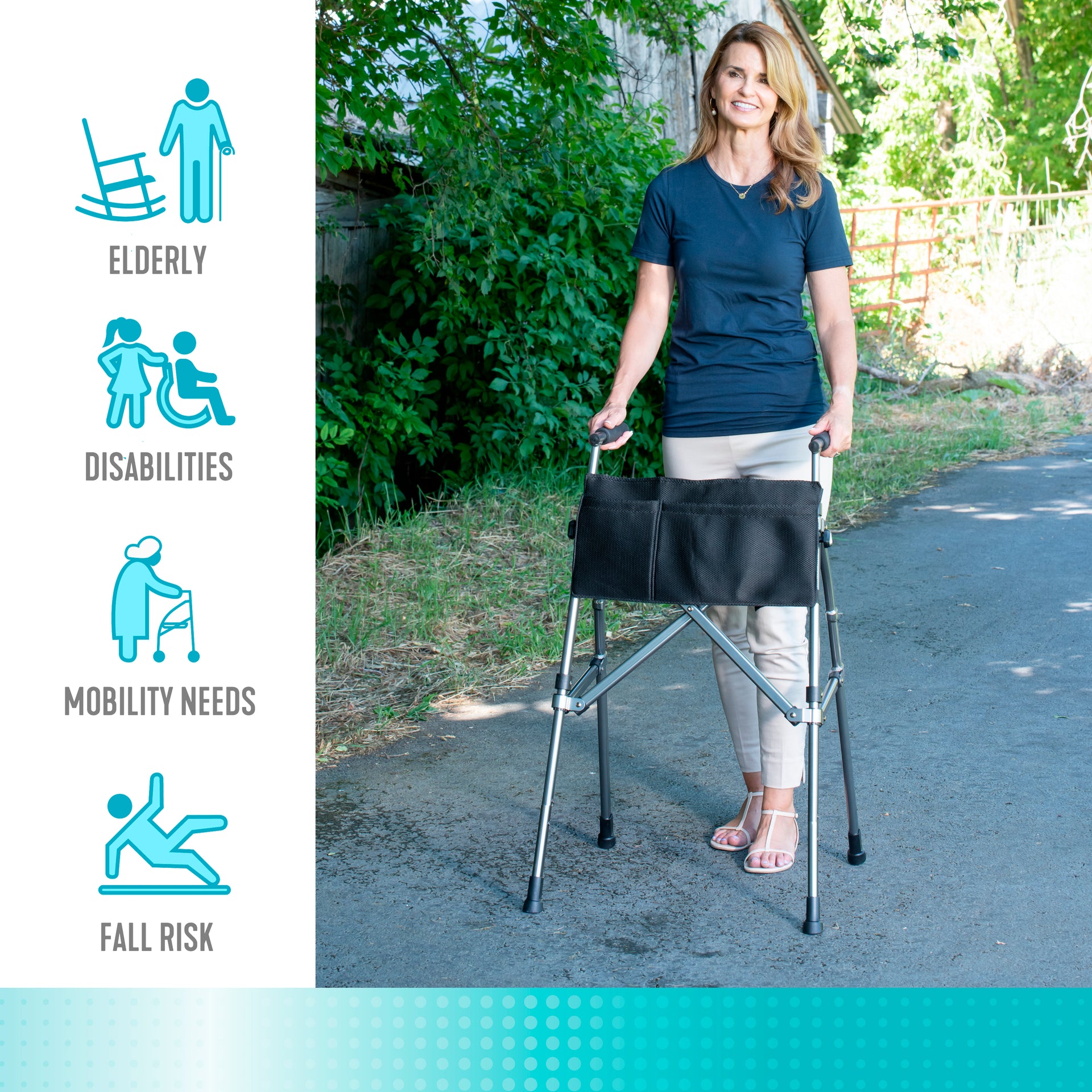 Stander EZ Fold-N-Go Walker Lite – Stander Mobility