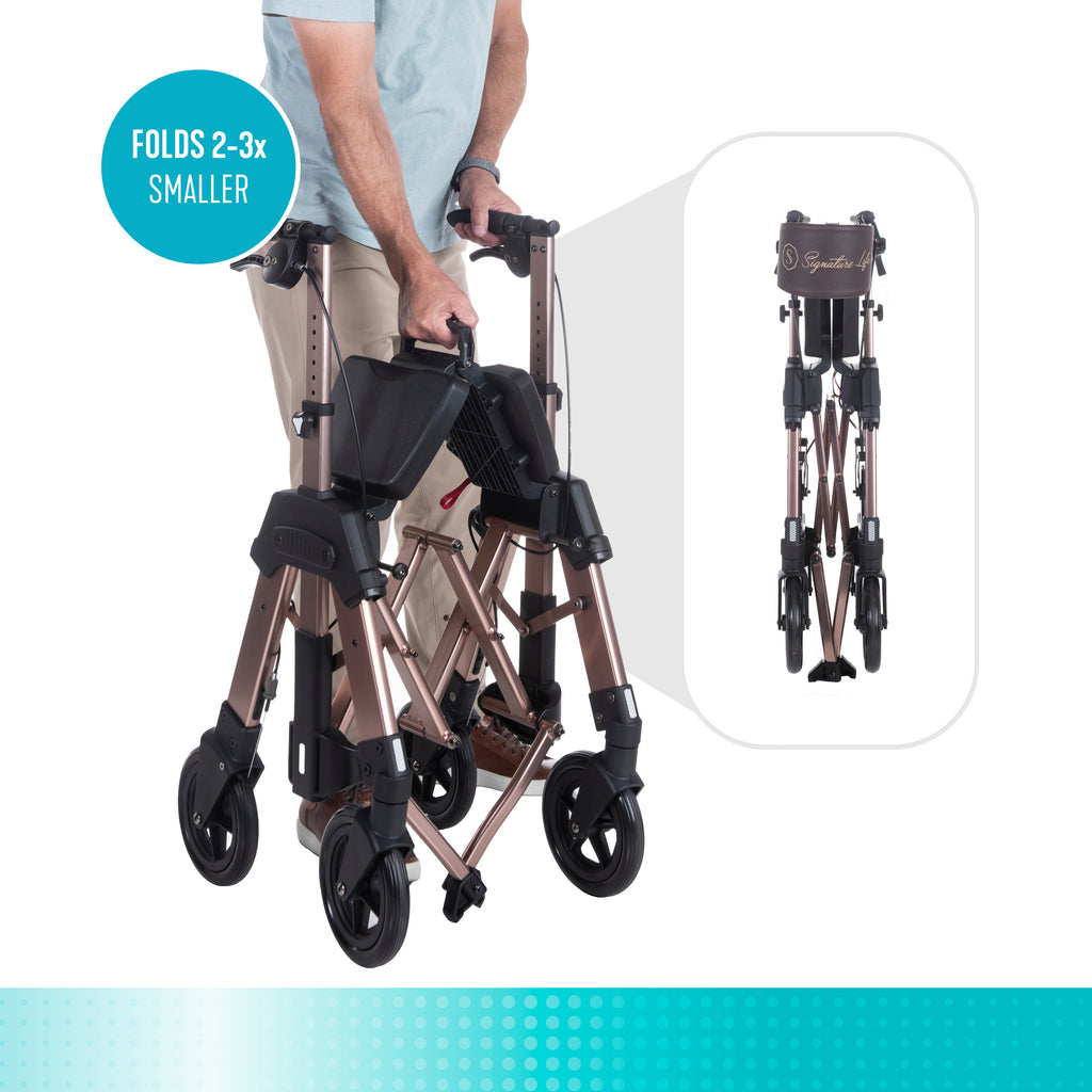 Signature Life Elite Travel Rollator HD – Stander Mobility