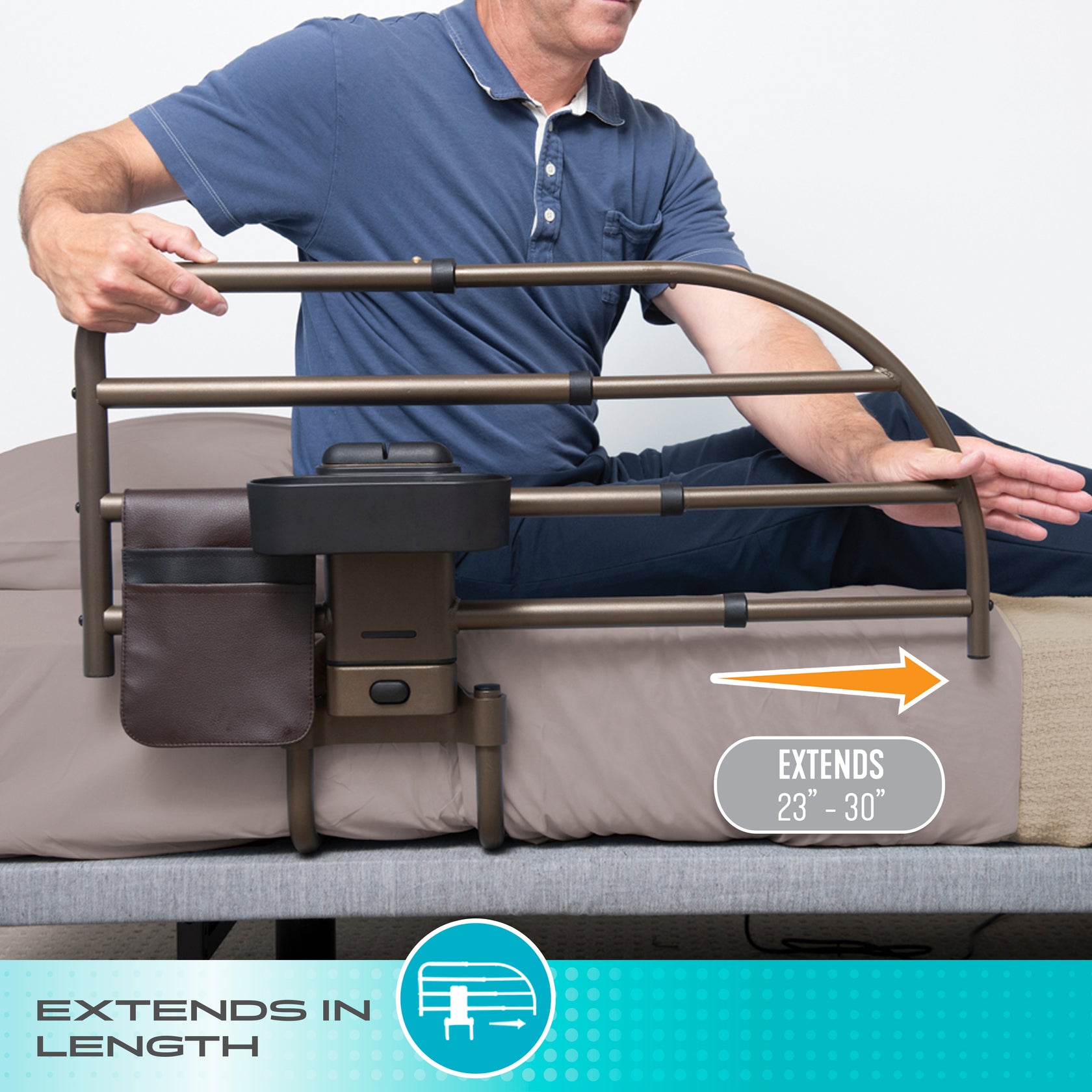 Bed Rails for Adjustable Beds – Stander Mobility