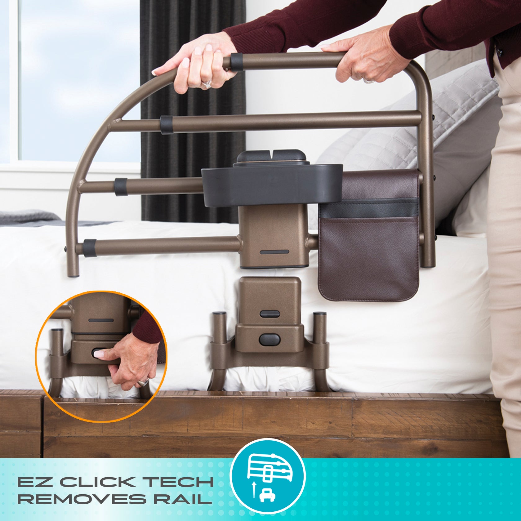 Bed Rails for Adjustable Beds – Stander Mobility