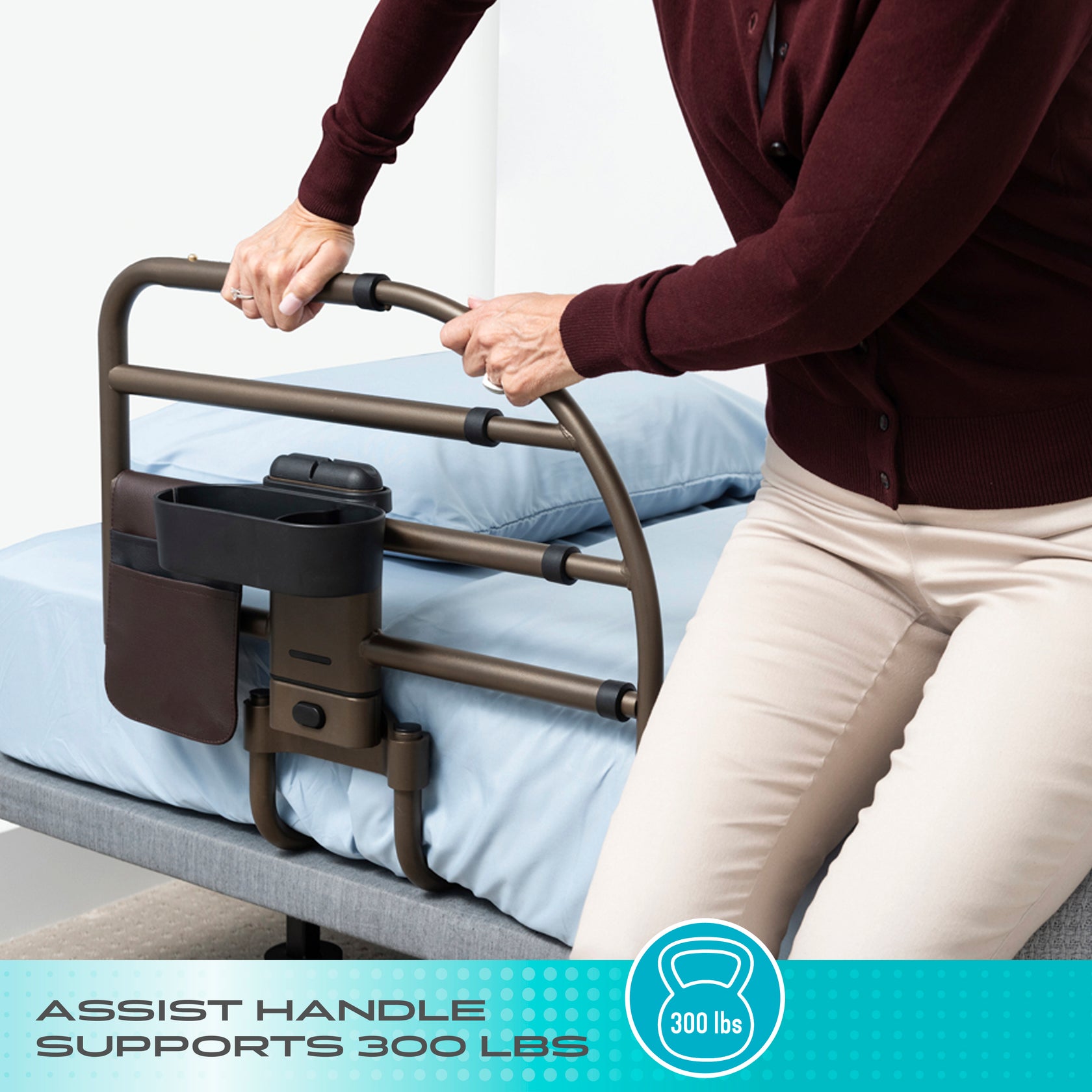 Bed Rails for Adjustable Beds – Stander Mobility
