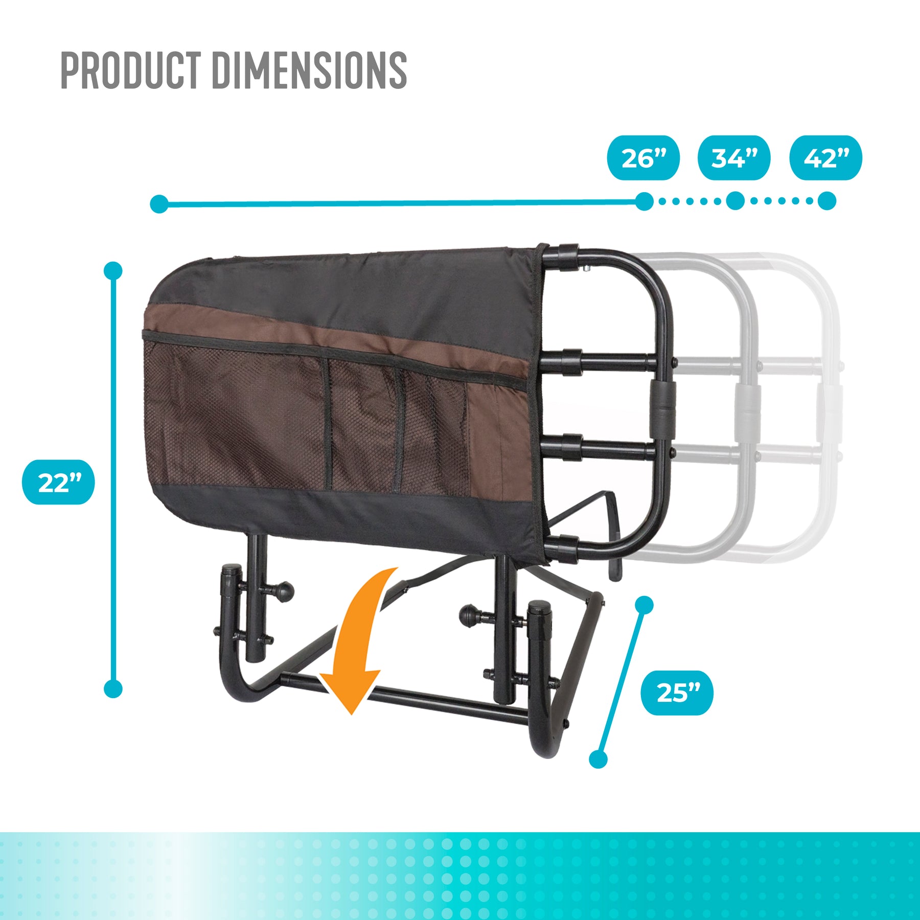 Stander EZ Adjust Bed Rail – Stander Mobility