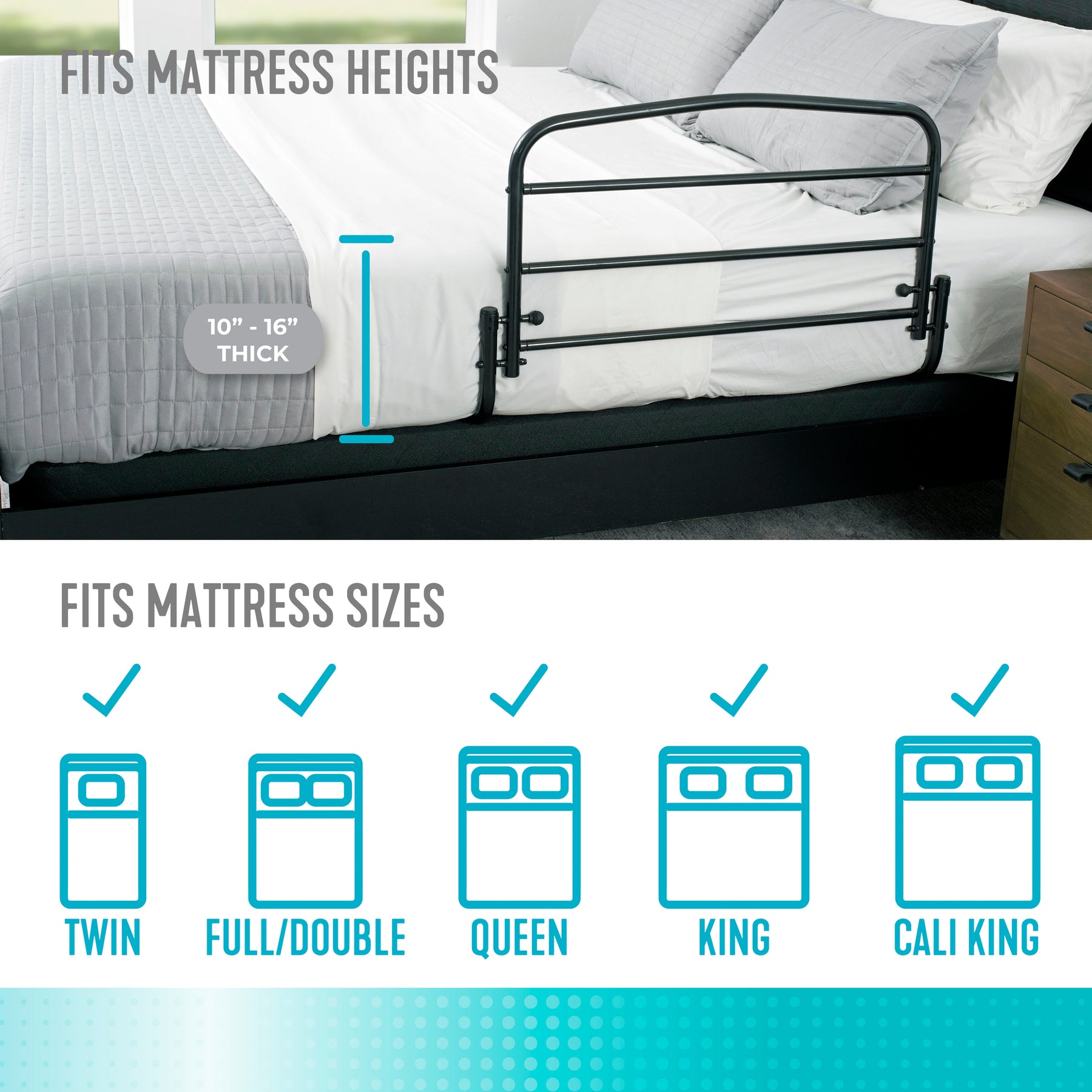 Stander 30 inch Safety Bed Rail – Stander Mobility