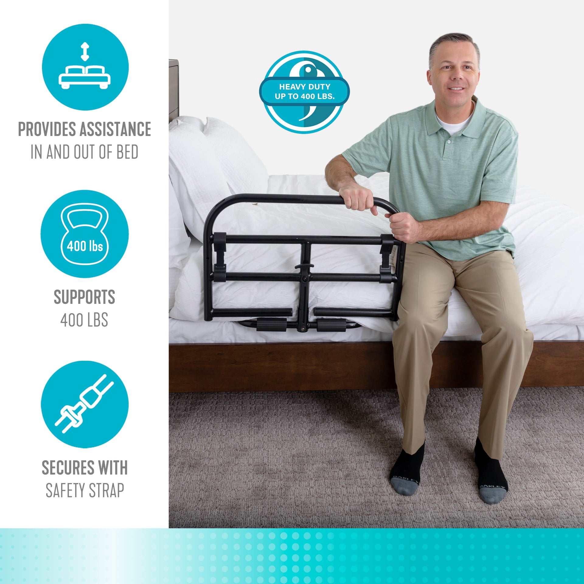 Stander Prime Safety Bed Rail – Stander Mobility