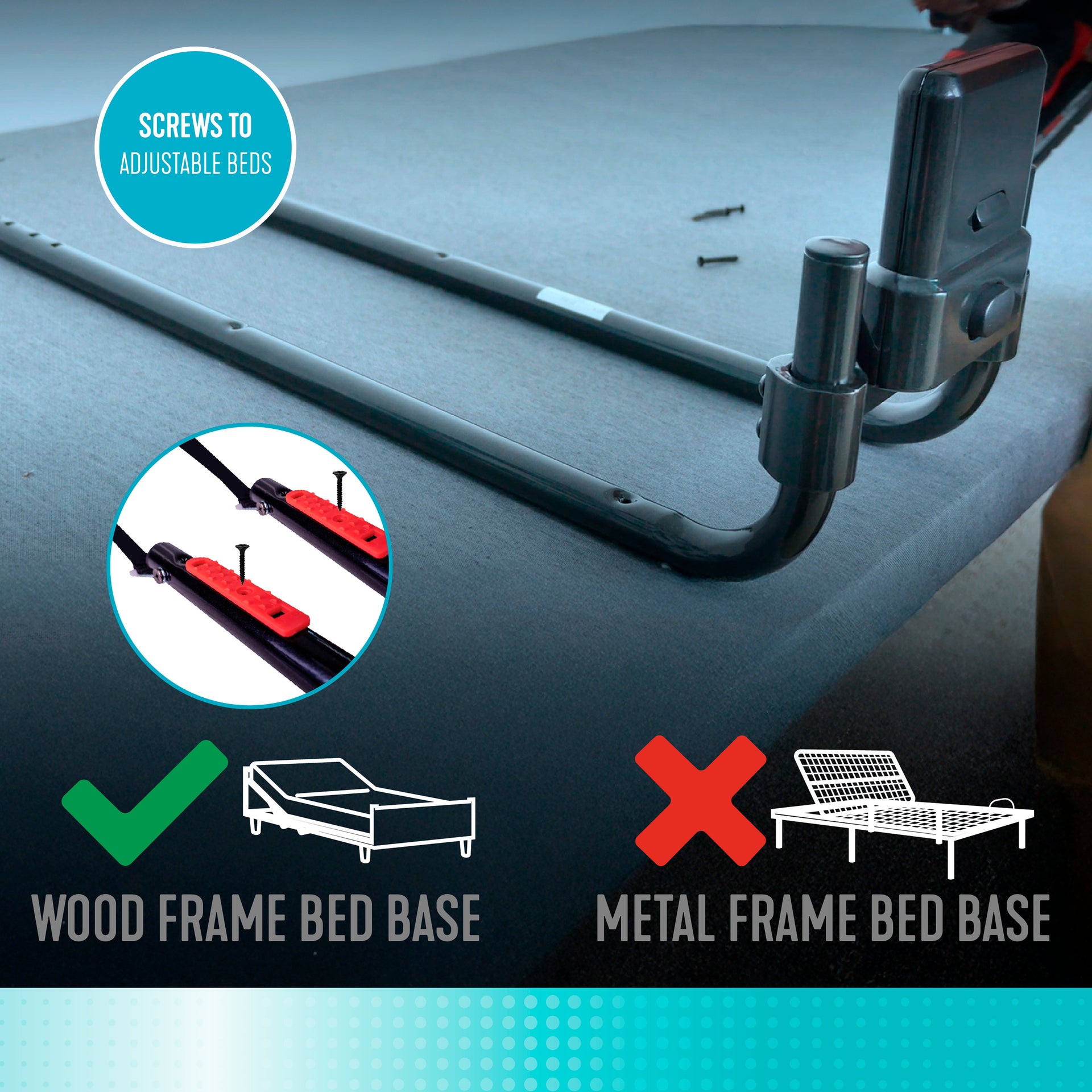 Stander Click-N-Go Extendable Bed Rail – Stander Mobility