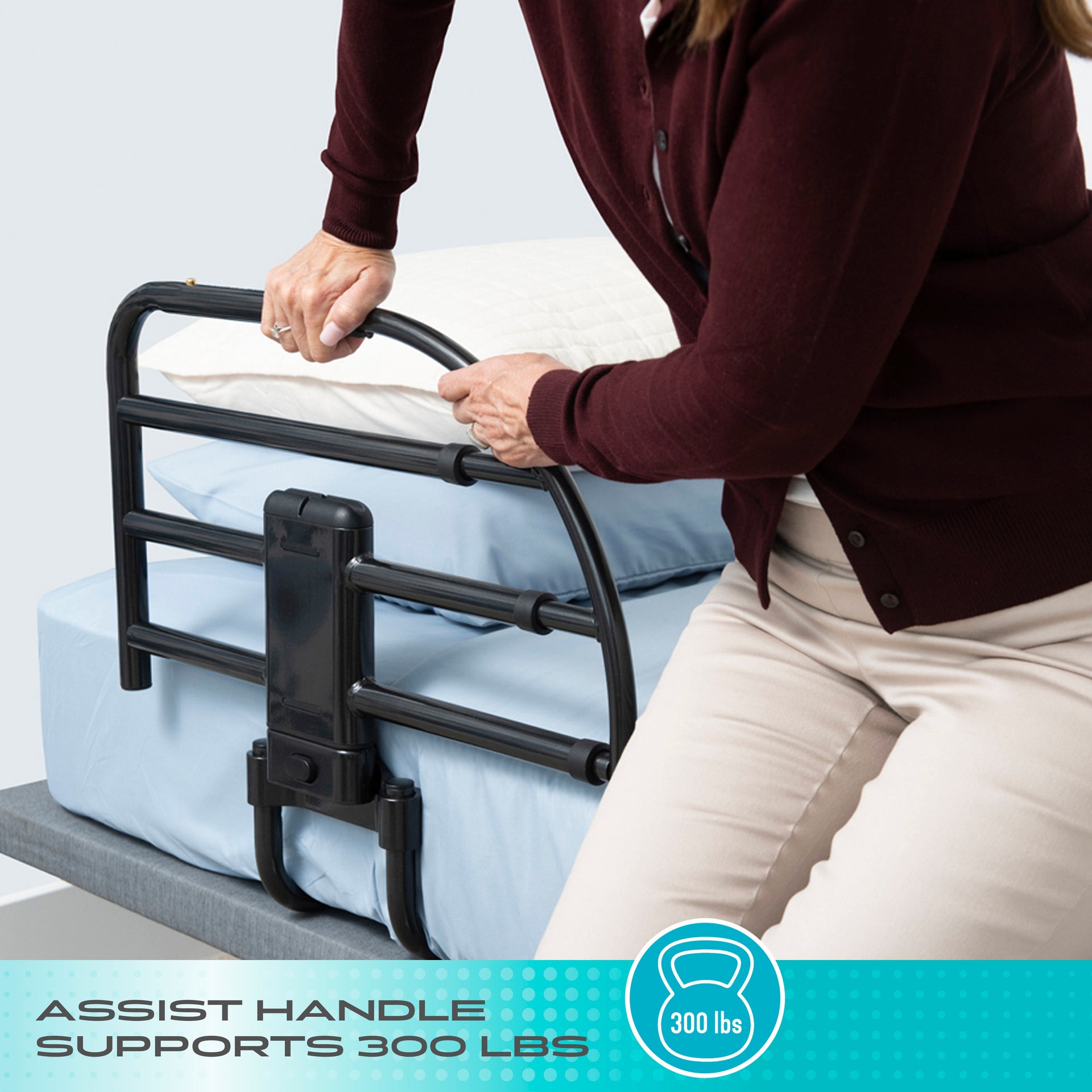 Stander Click-N-Go Extendable Bed Rail – Stander Mobility