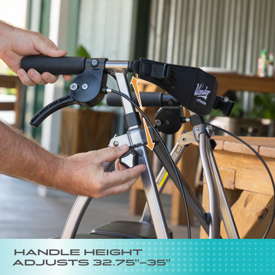 Stander Wonder Rollator Plus with 8" Wheels – Stander Mobility